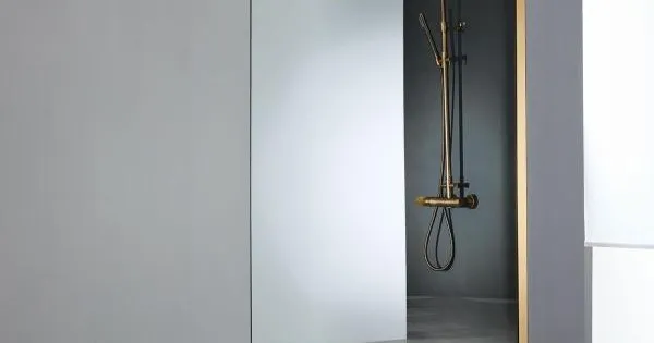 Διαχωριστικό Ντους Devon Iwis Walk In IW80C-221 80cm Χ 200cm Bronze Brushed